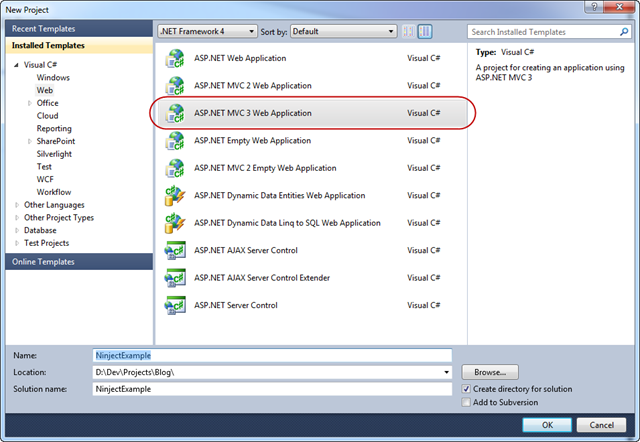Devdave Getting Ninject To Work With Mvc 3